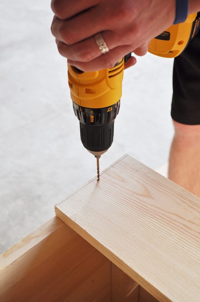 DIY Crate Inspired Side Tables | Little Glass Jar