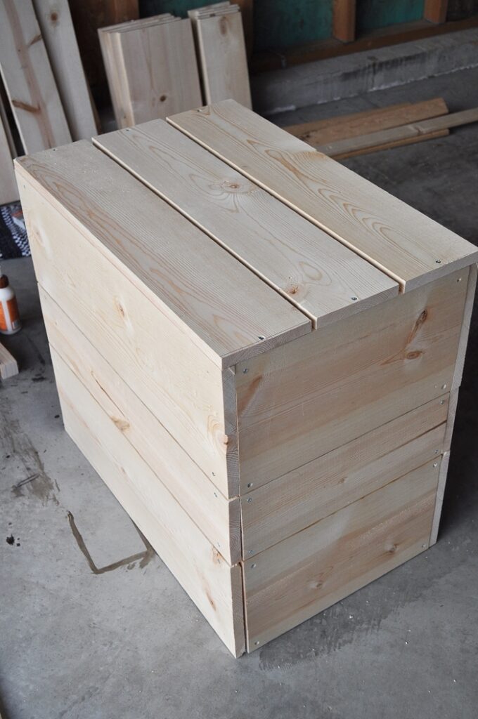 DIY Crate Inspired Side Tables | Little Glass Jar