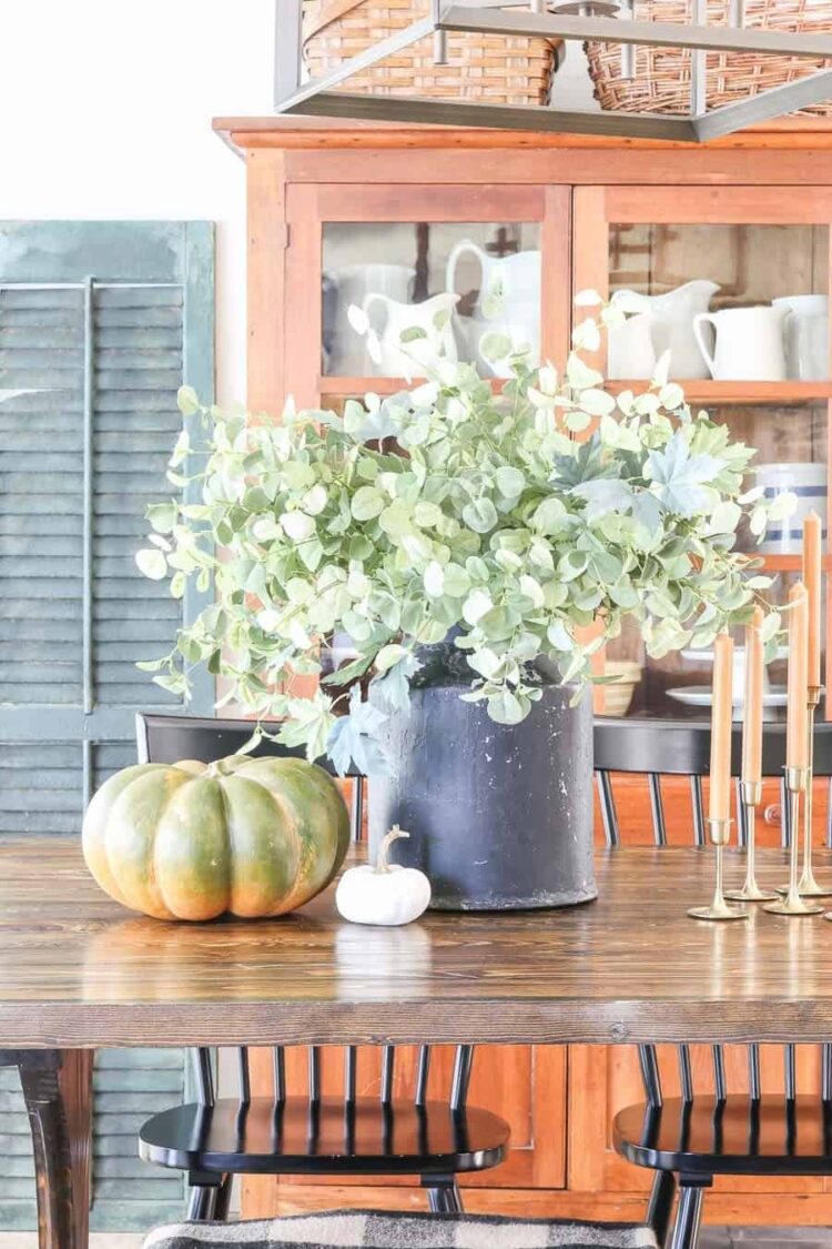 Simple Fall Dining Room | Little Glass Jar