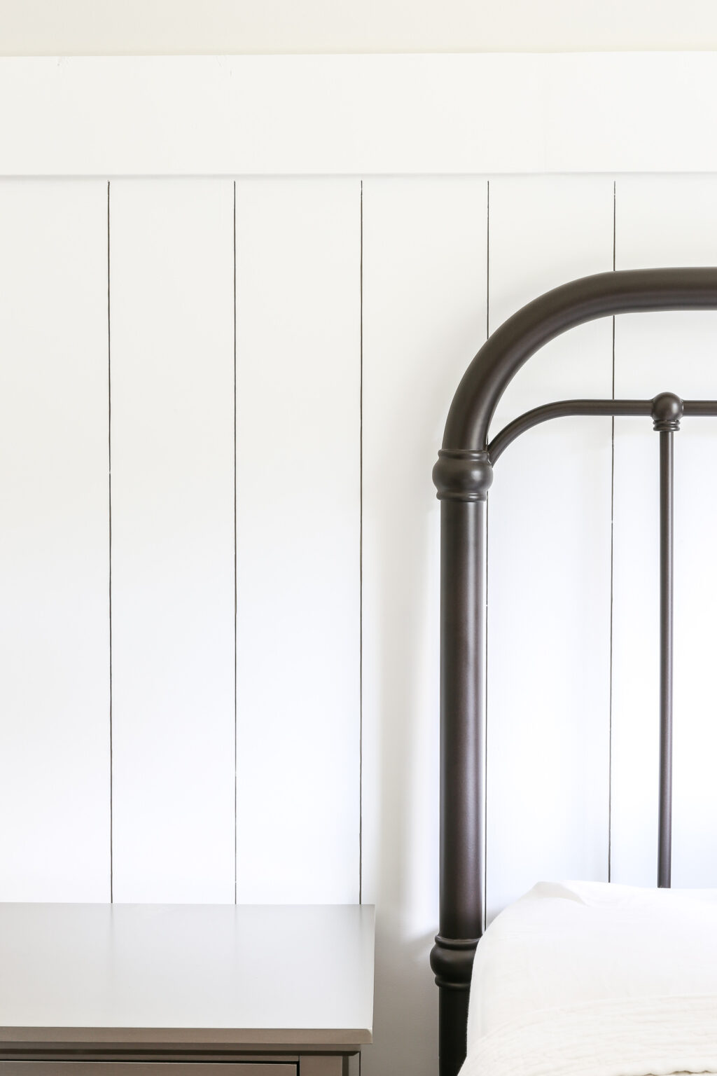 How to Install Vertical Shiplap | Little Glass Jar