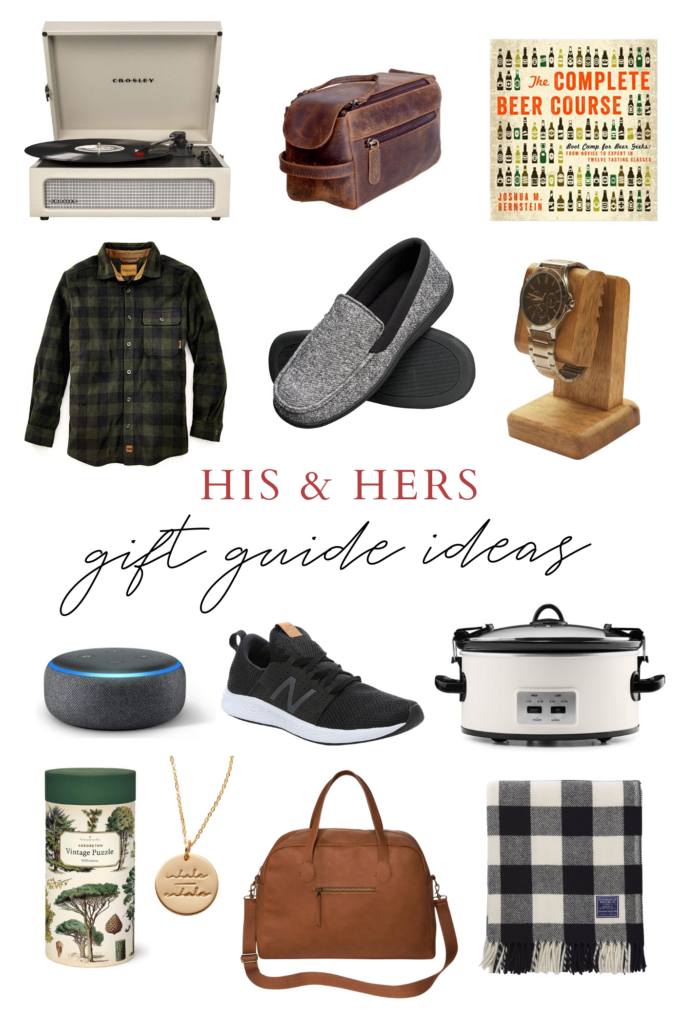 His and Hers Gift Guide Ideas | 2020 | Little Glass Jar