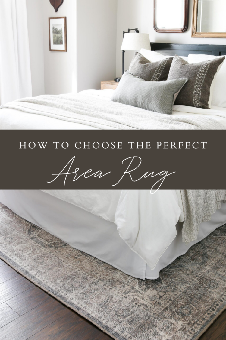 How to Choose the Perfect Area Rug | Little Glass Jar