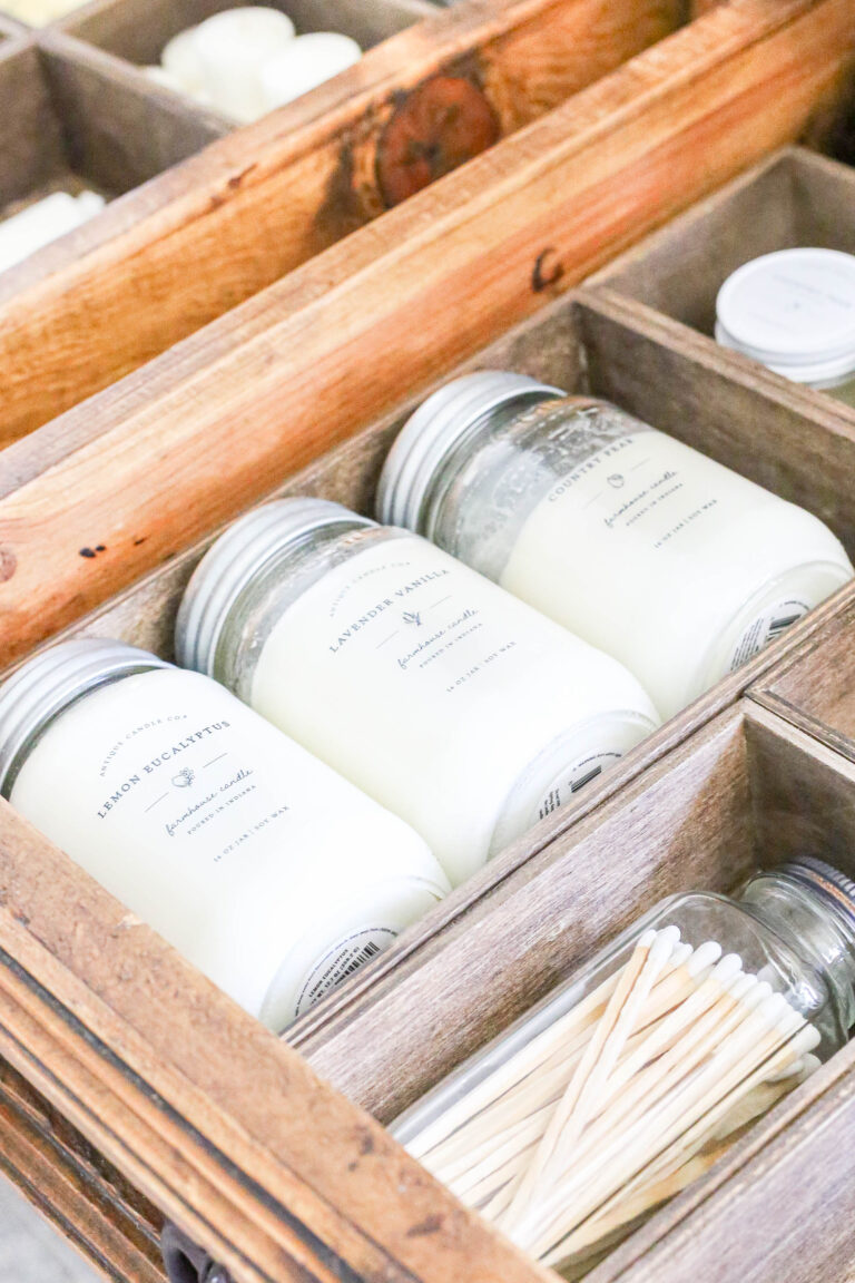 How to Store and Organize Candles | Little Glass Jar