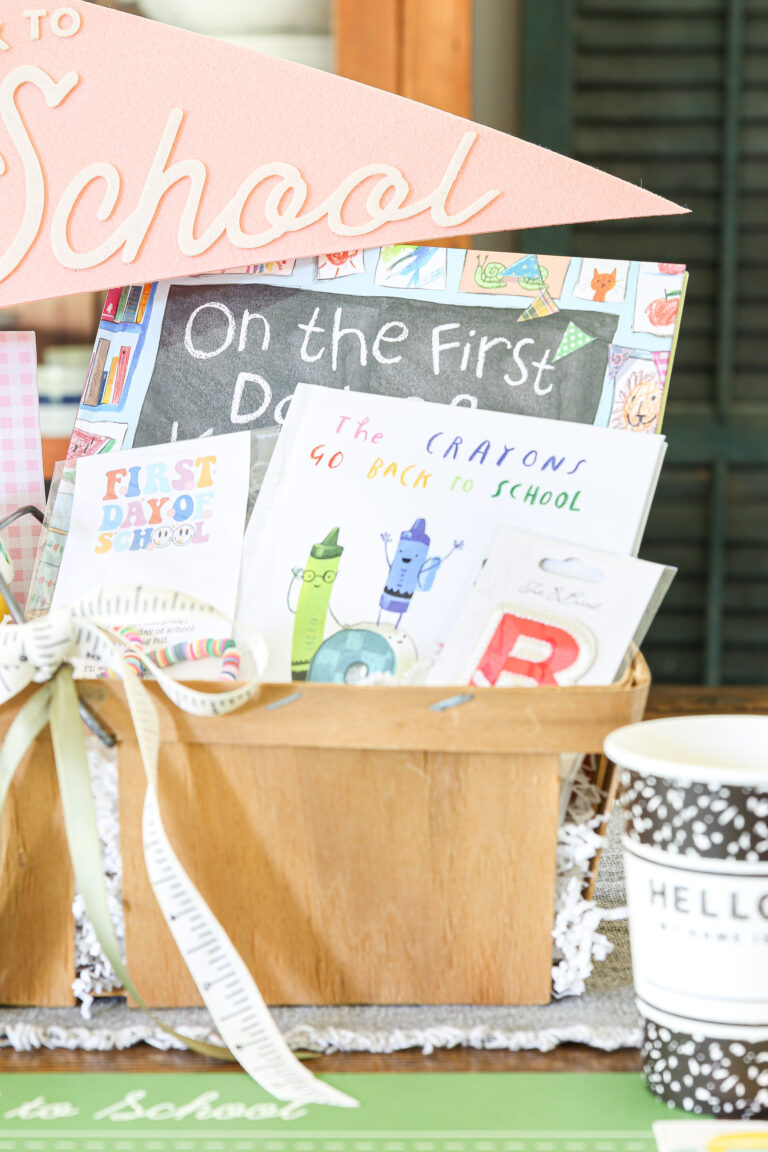 Back to School Basket | Little Glass Jar